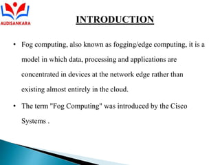 fog computing ppt | PPTX