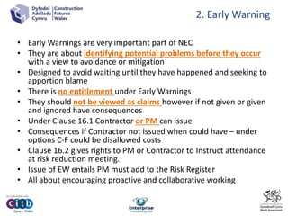 CFW NEC Management of change under the NEC3 | PPTX