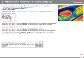AMDGPU ROCm Tensorflow 1.8 install memo (not support Ubuntu 1804) | PDF
