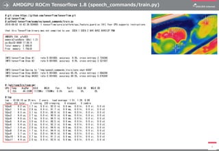 AMDGPU ROCm Tensorflow 1.8 install memo (not support Ubuntu 1804) | PDF