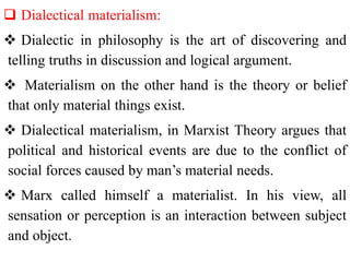 Marxist world view and social revolution | PPTX