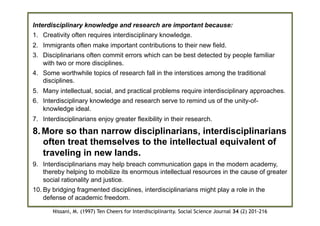 SRC interdisciplinary terrain | PPT