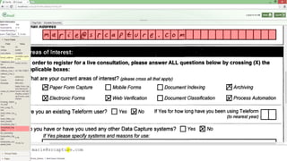 SR Cloud Web Verification for HP Teleform | PPT