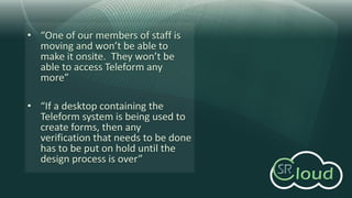 SR Cloud Web Verification for HP Teleform | PPT