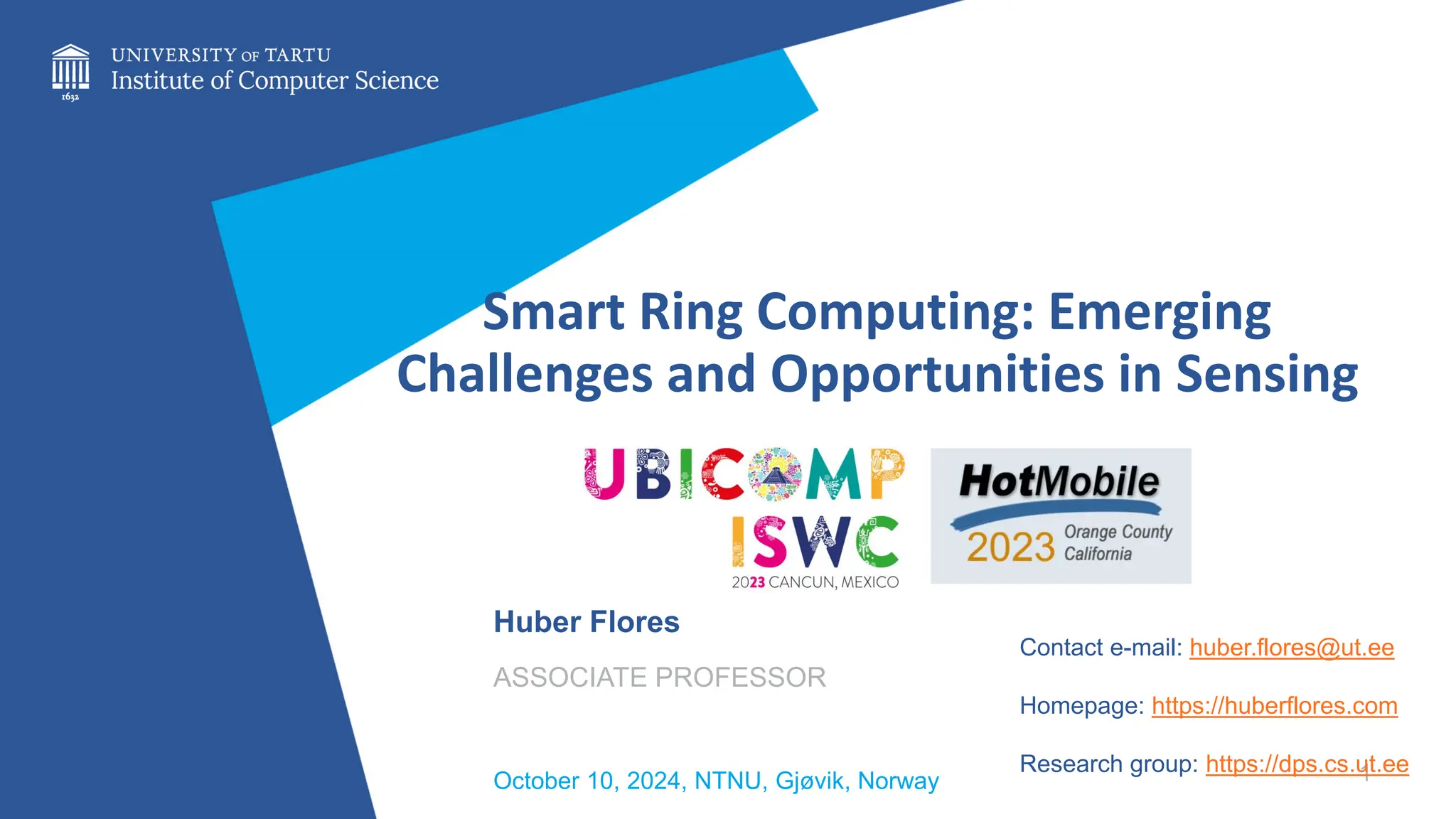 Smart Ring Computing: Emerging Challenges and Opportunities in Sensing ...