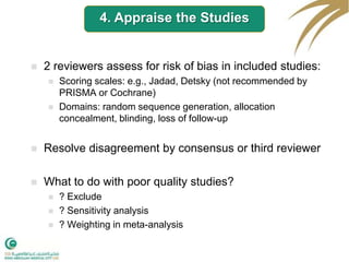 Systematic Review & Meta-Analysis Course - Summary Slides | PPTX | Technology & Computing