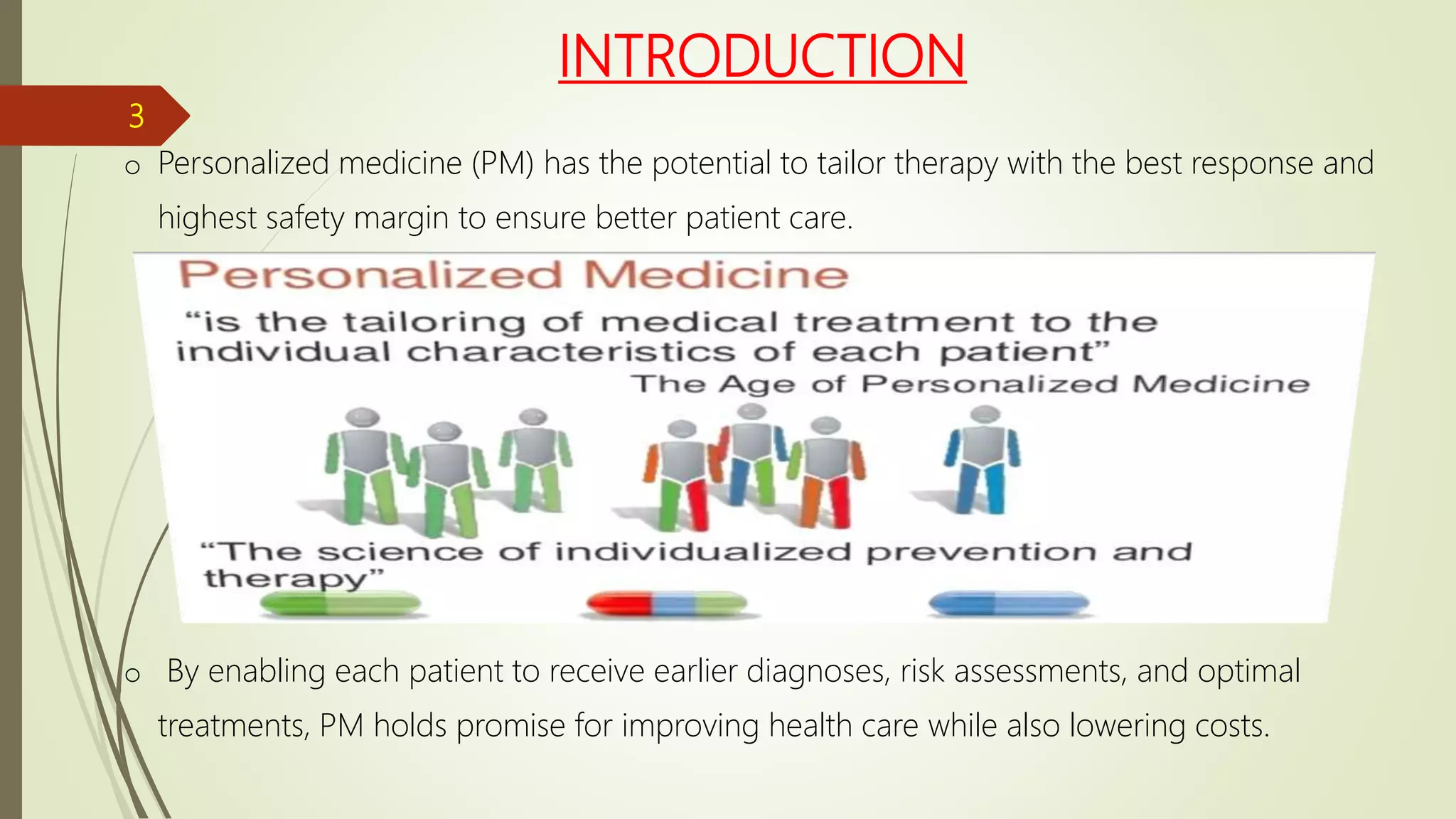 PERSONALIZED MEDICINE AND PHARMACOGENETICS | PPTX