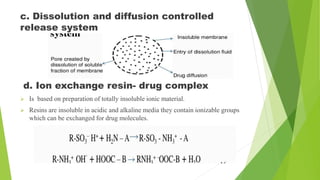 sustained and controlled Drug delivery system | PPTX
