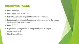 sustained and controlled Drug delivery system | PPTX