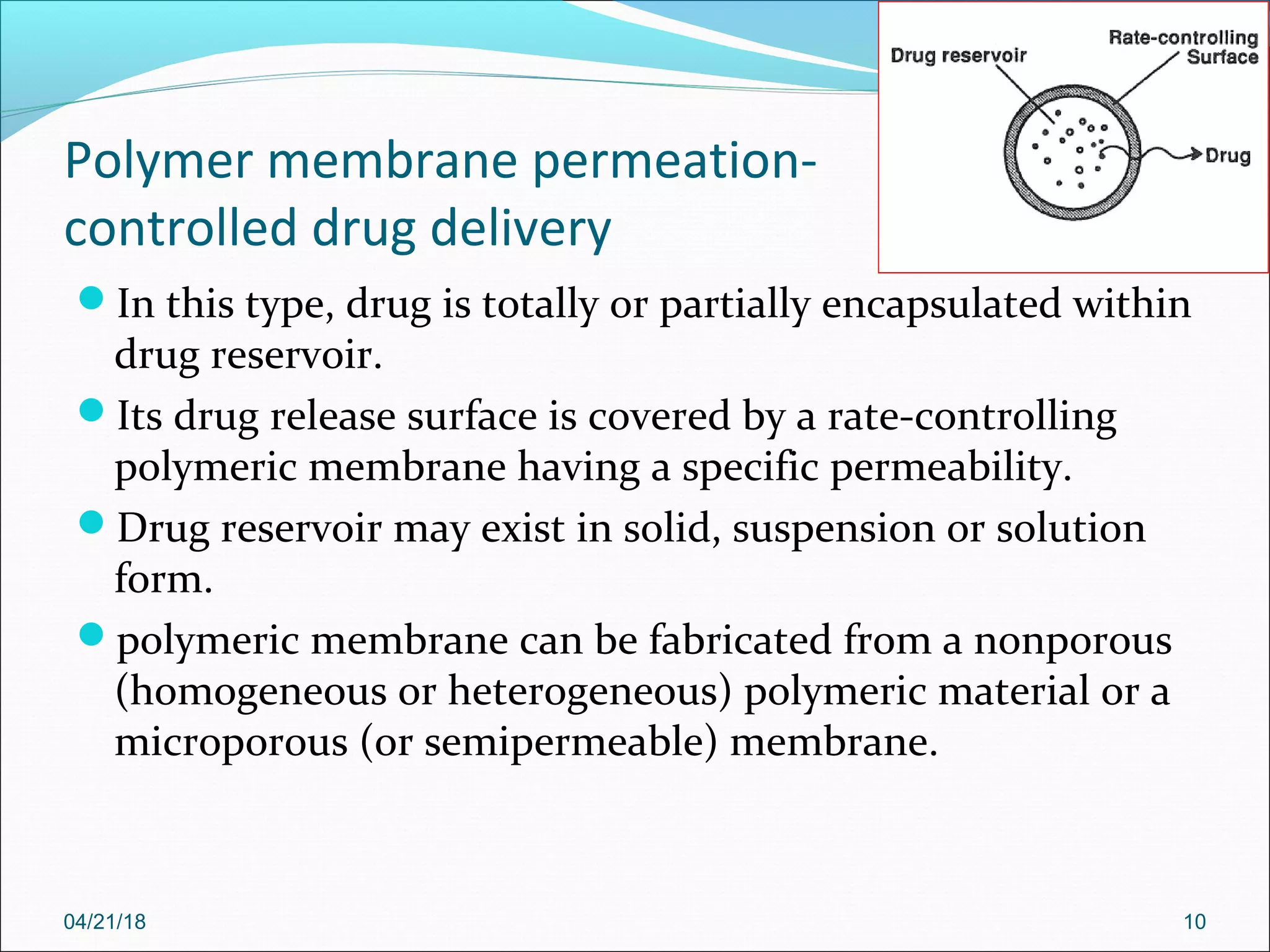 Rate-Controlled Drug Delivery System | PPT
