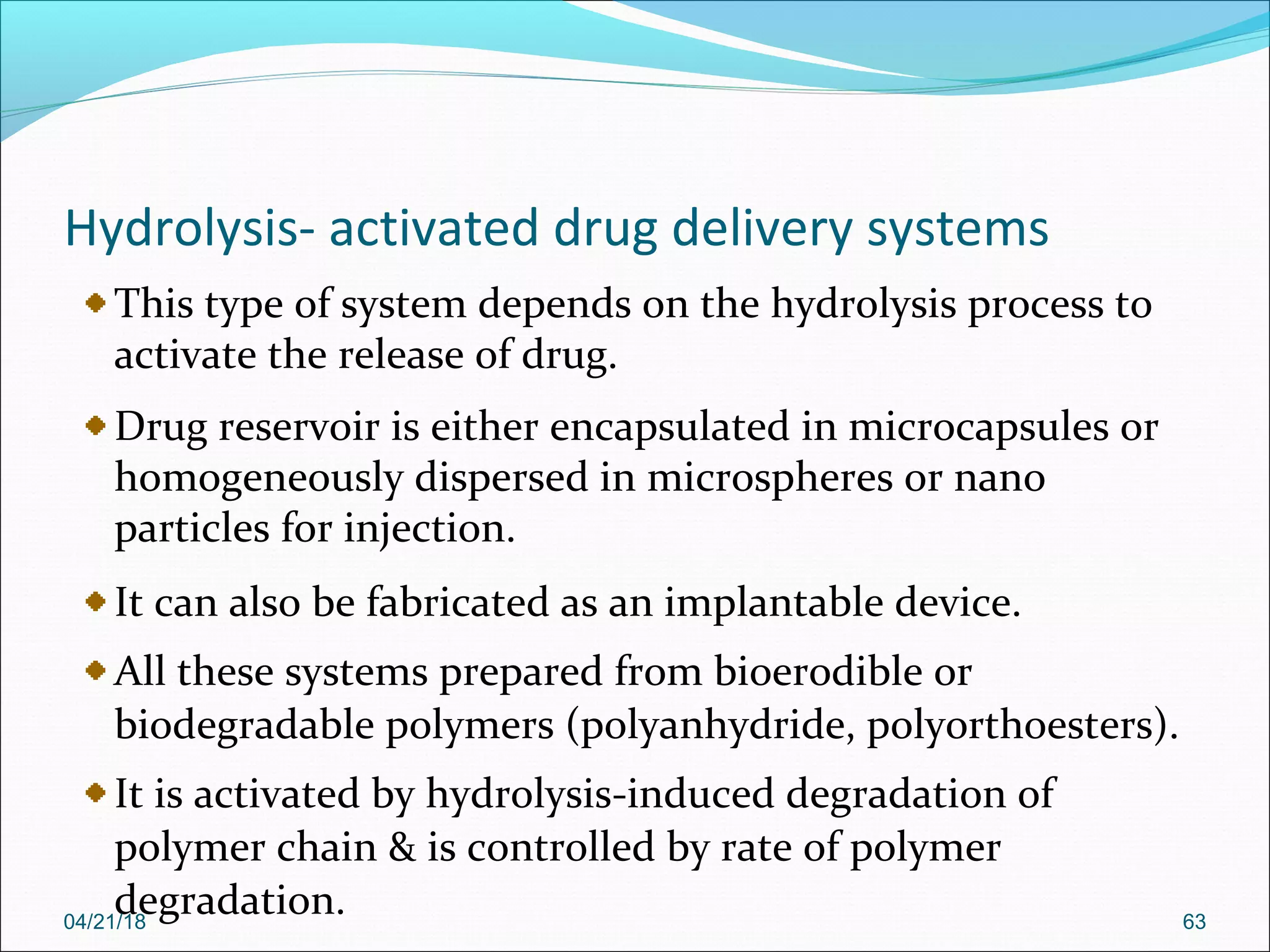 Rate-Controlled Drug Delivery System | PPT