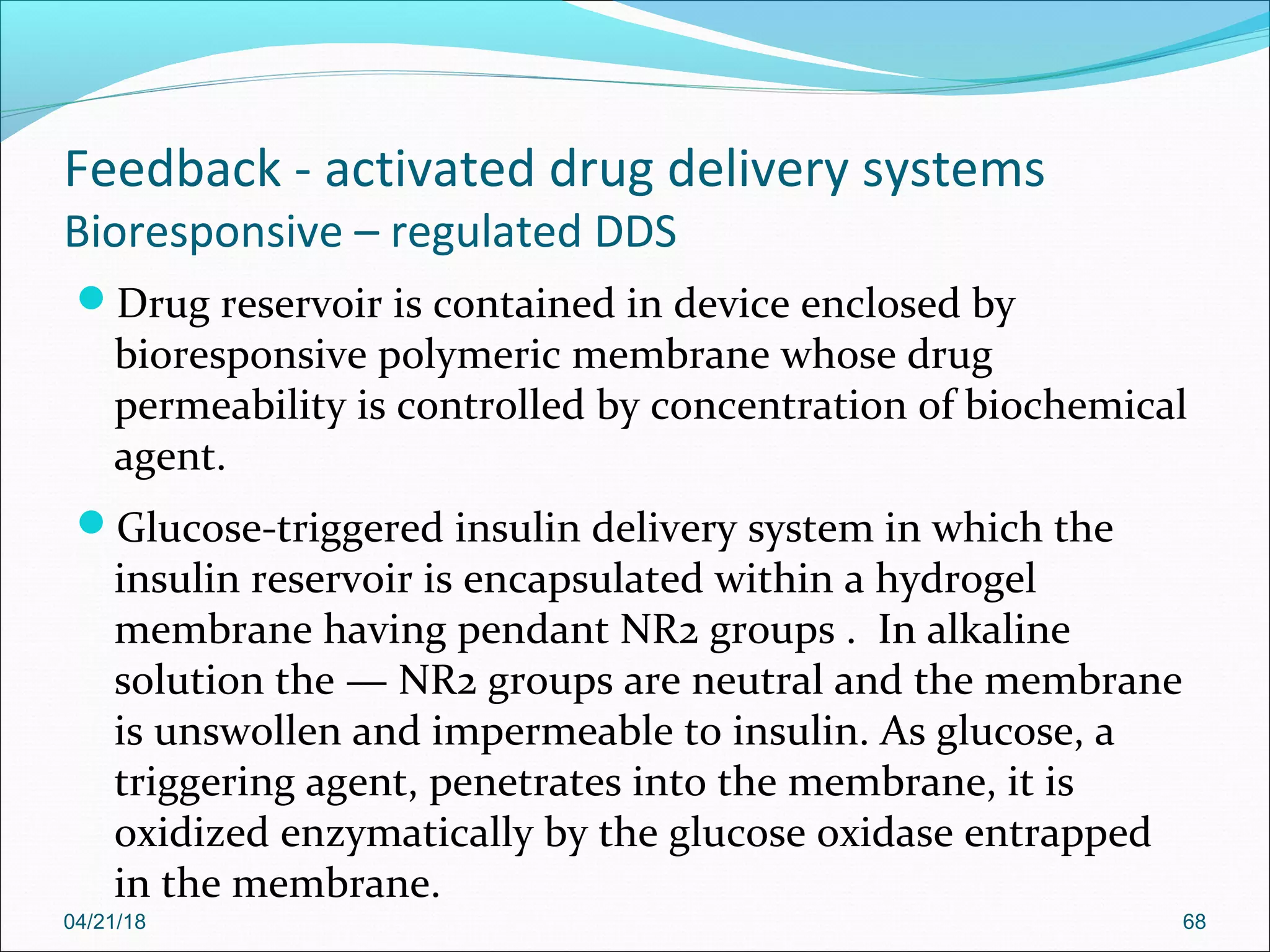 Rate-Controlled Drug Delivery System | PPT