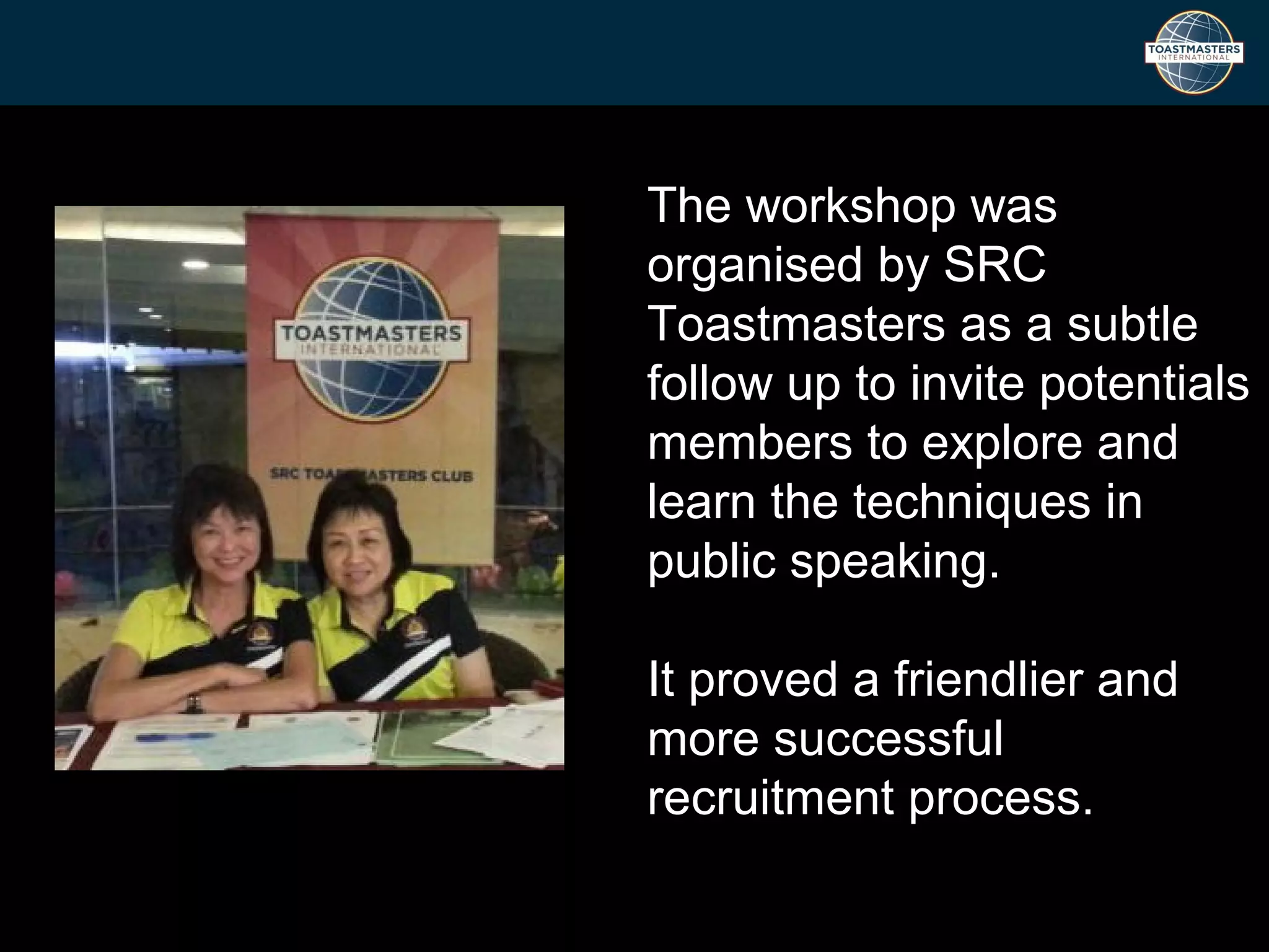 SRC Toastmasters | PPT