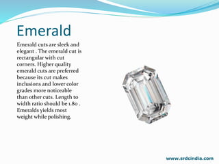SRDC Fancy Cut Diamonds | PPT