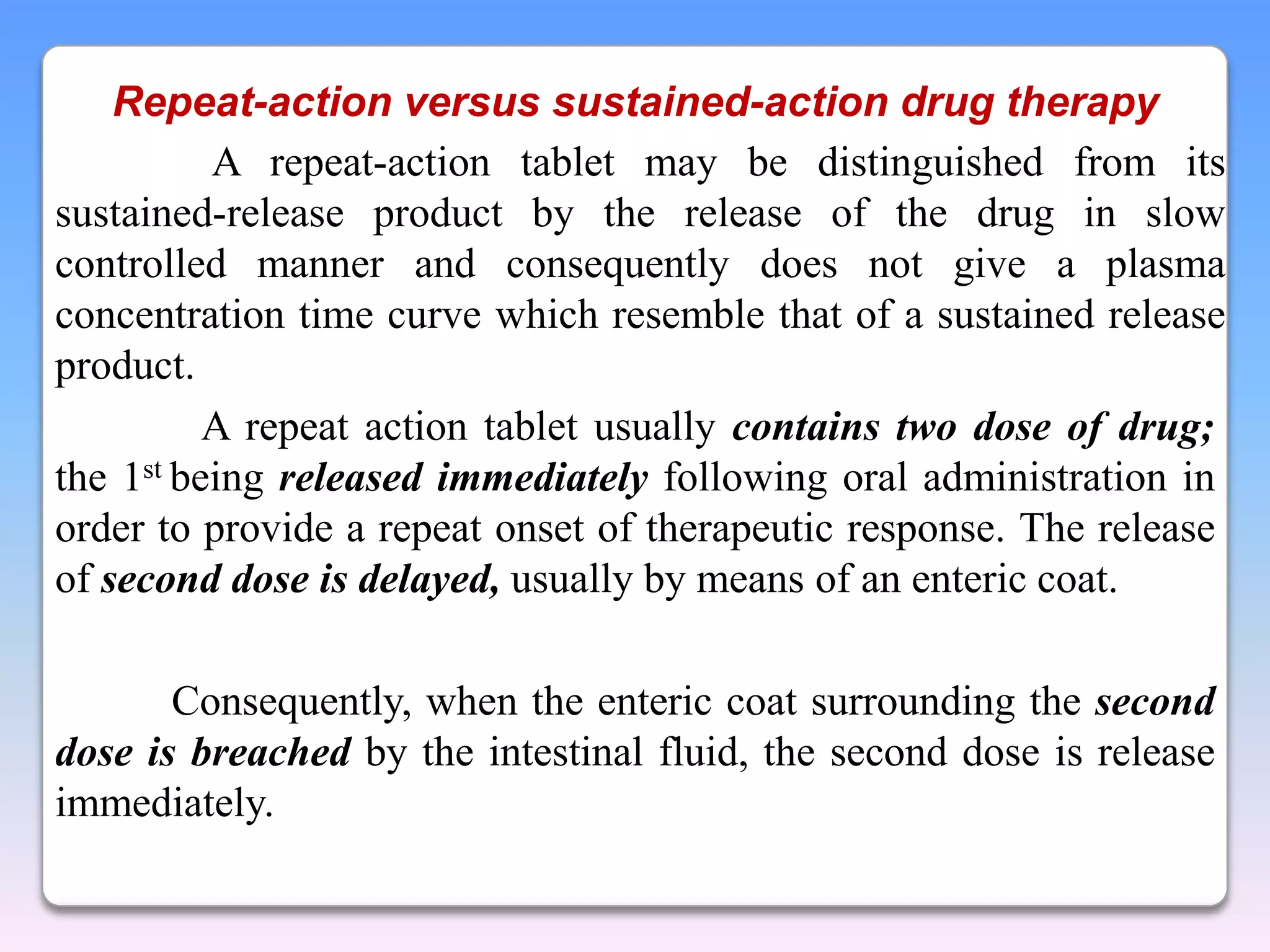 sustained release drug delivery system | PPTX