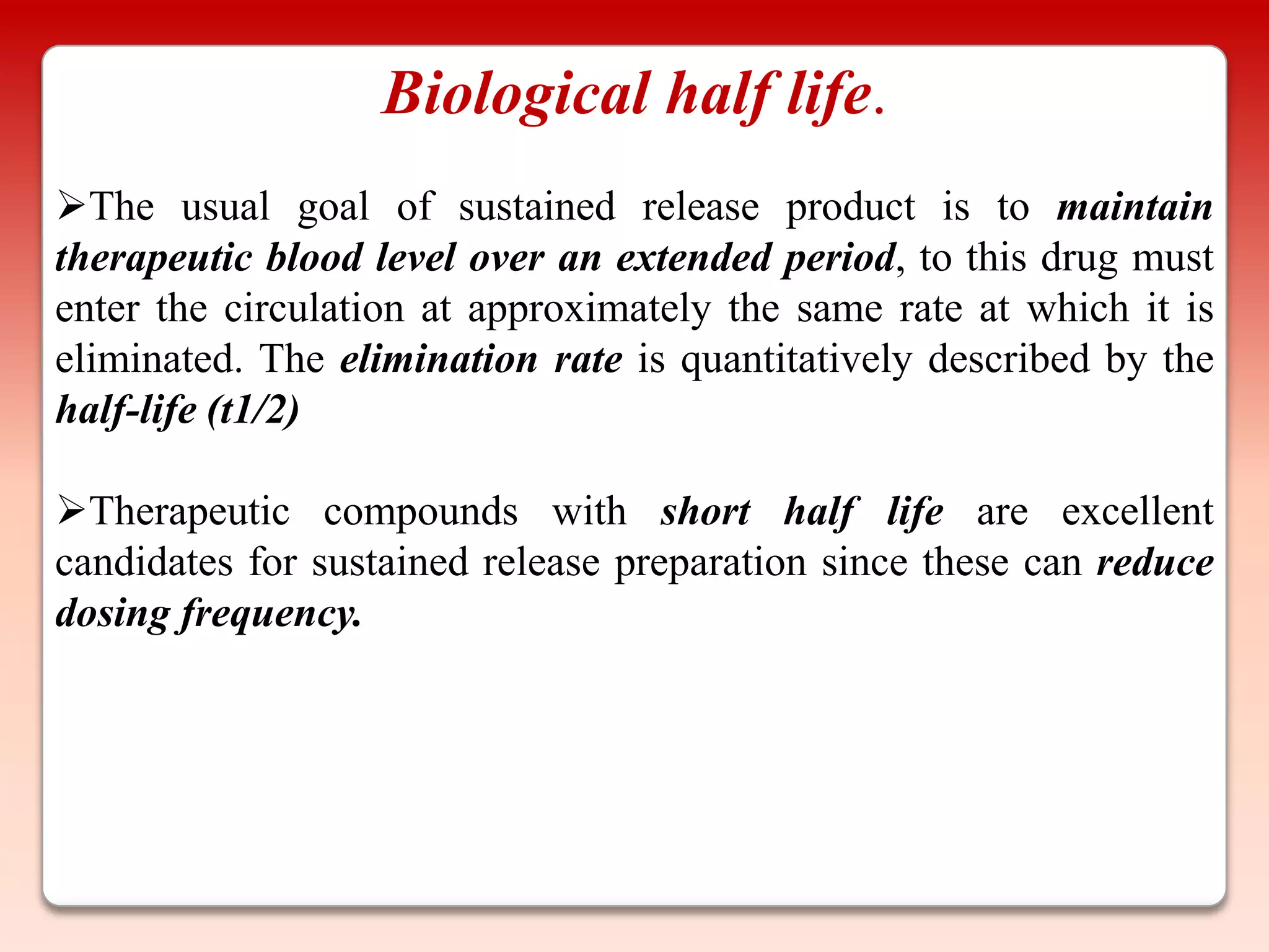 sustained release drug delivery system | PPTX