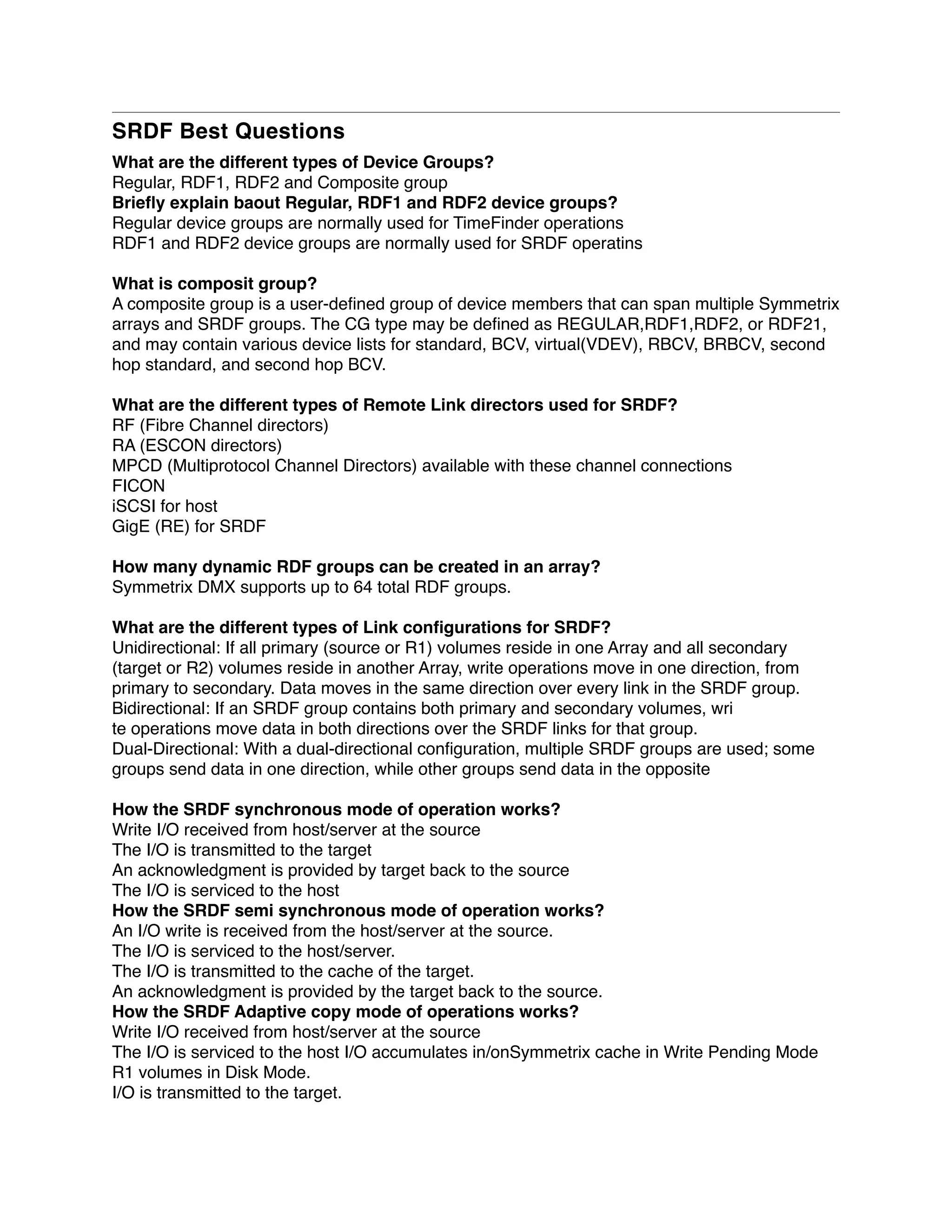 SRDF Best Questions.pdf