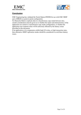 Srdf overview latency_v.5 | DOC