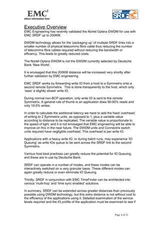 Srdf overview latency_v.5 | DOC