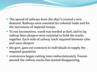 Forest society and colonialism | PPTX