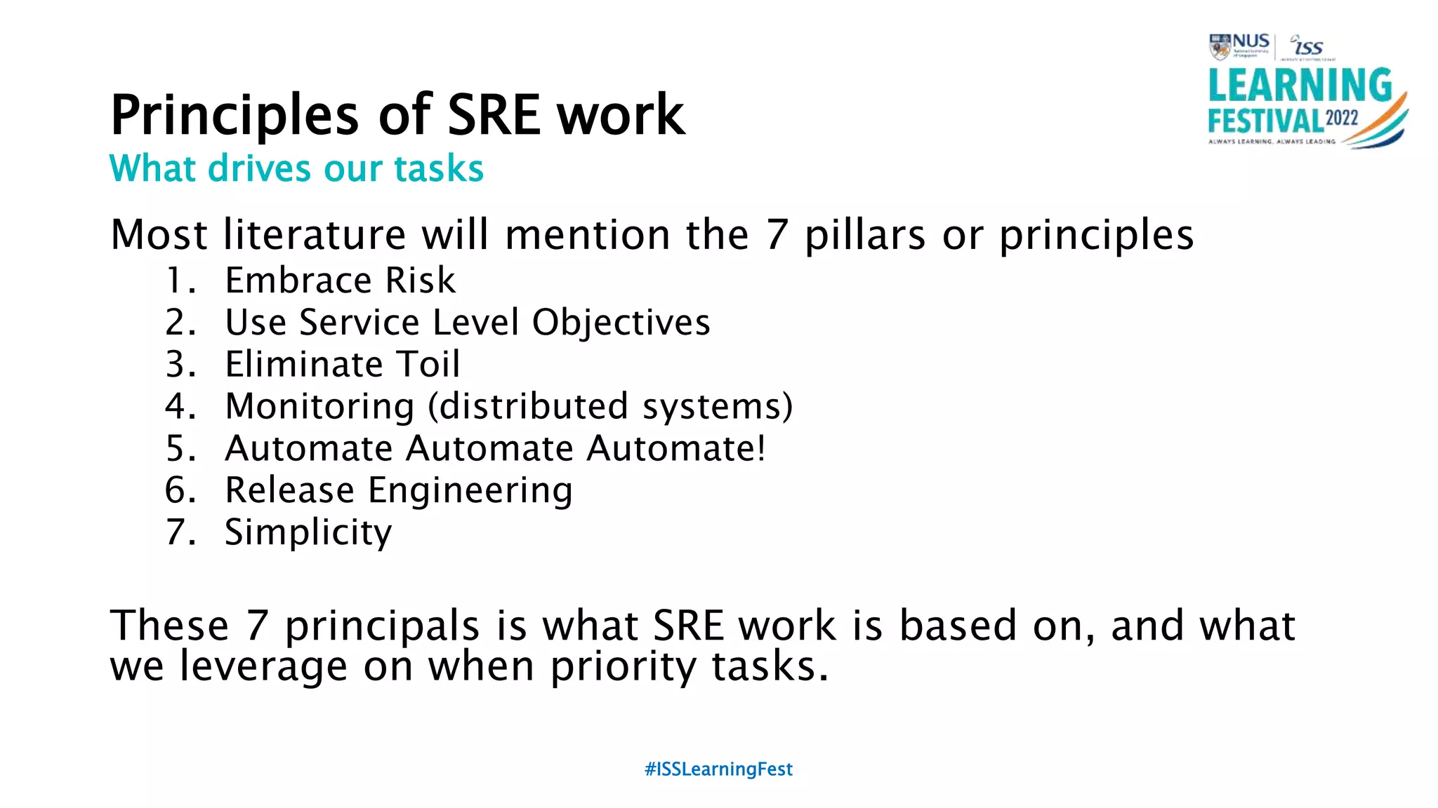 Site Reliability Engineer (SRE), We Keep The Lights On 24/7 | PPT