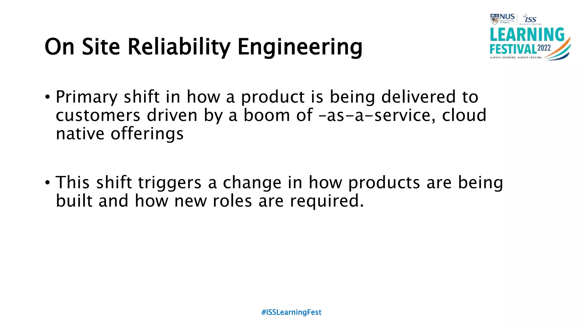 Site Reliability Engineer (SRE), We Keep The Lights On 24/7 | PPTX