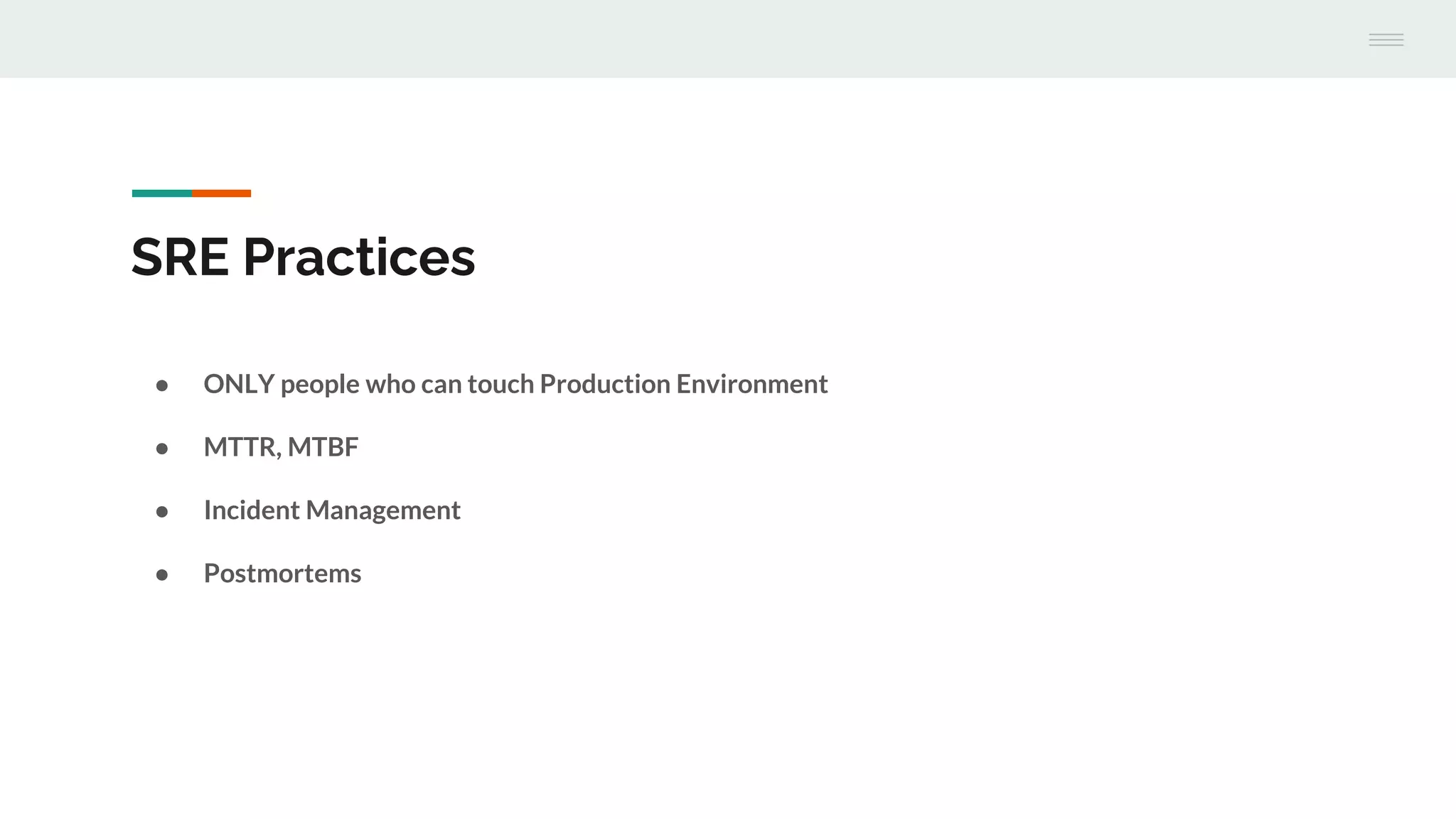 SRE 101 (Site Reliability Engineering) | PPTX