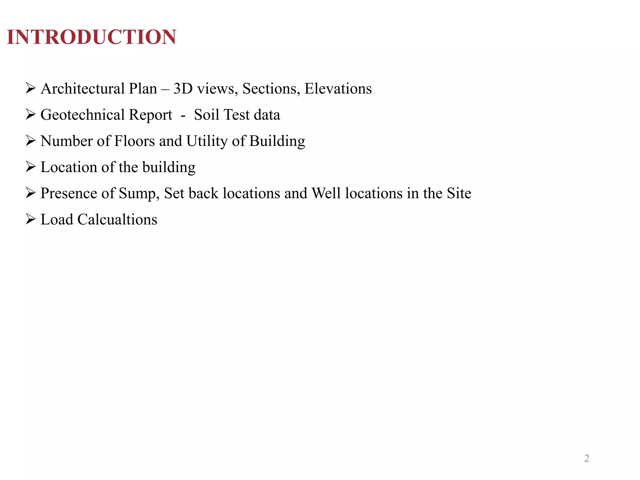 Structural Design of Residential Buildings - Introduction | PPT | Free ...