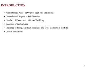 Structural Design of Residential Buildings - Introduction | PPTX