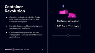 SREDAY London 2024 | Cloud Native Technologies: The Building Blocks of Modern Database Software ...