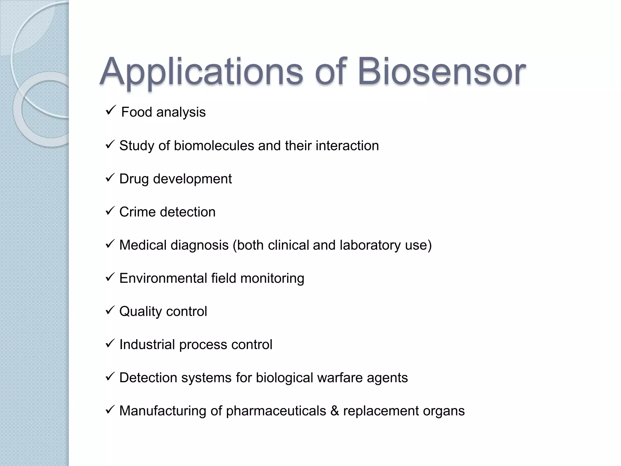 BIOSENSORS | PPTX