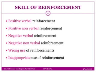 Sreedevi p.s on Micro Teaching | PPT