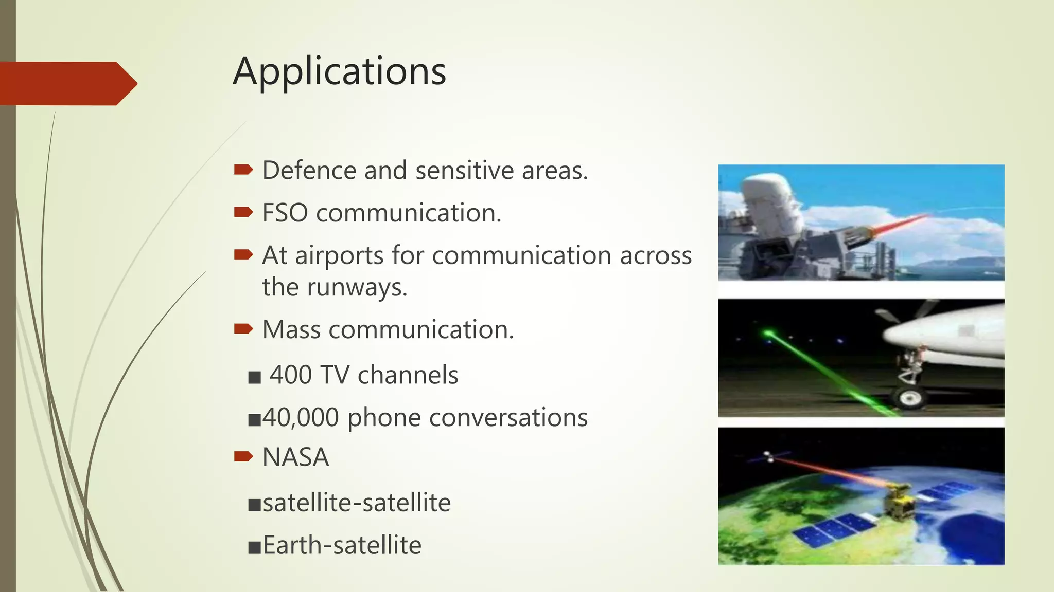 free space laser communication | PPTX