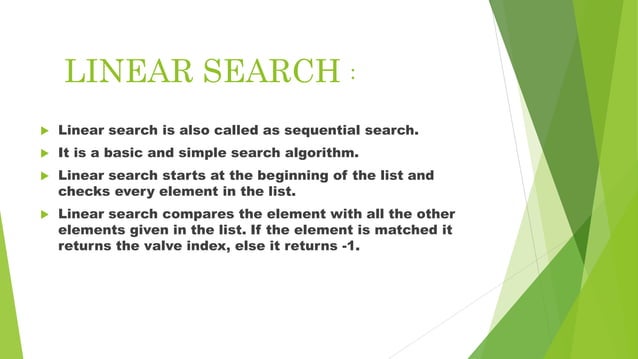 Searching and sorting | PPTX