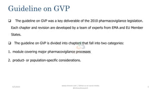 Good Pharmacovigilance Practices and Guidelines | PPTX