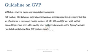 Good Pharmacovigilance Practices and Guidelines | PPTX