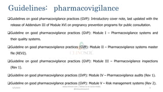 Good Pharmacovigilance Practices and Guidelines | PPTX