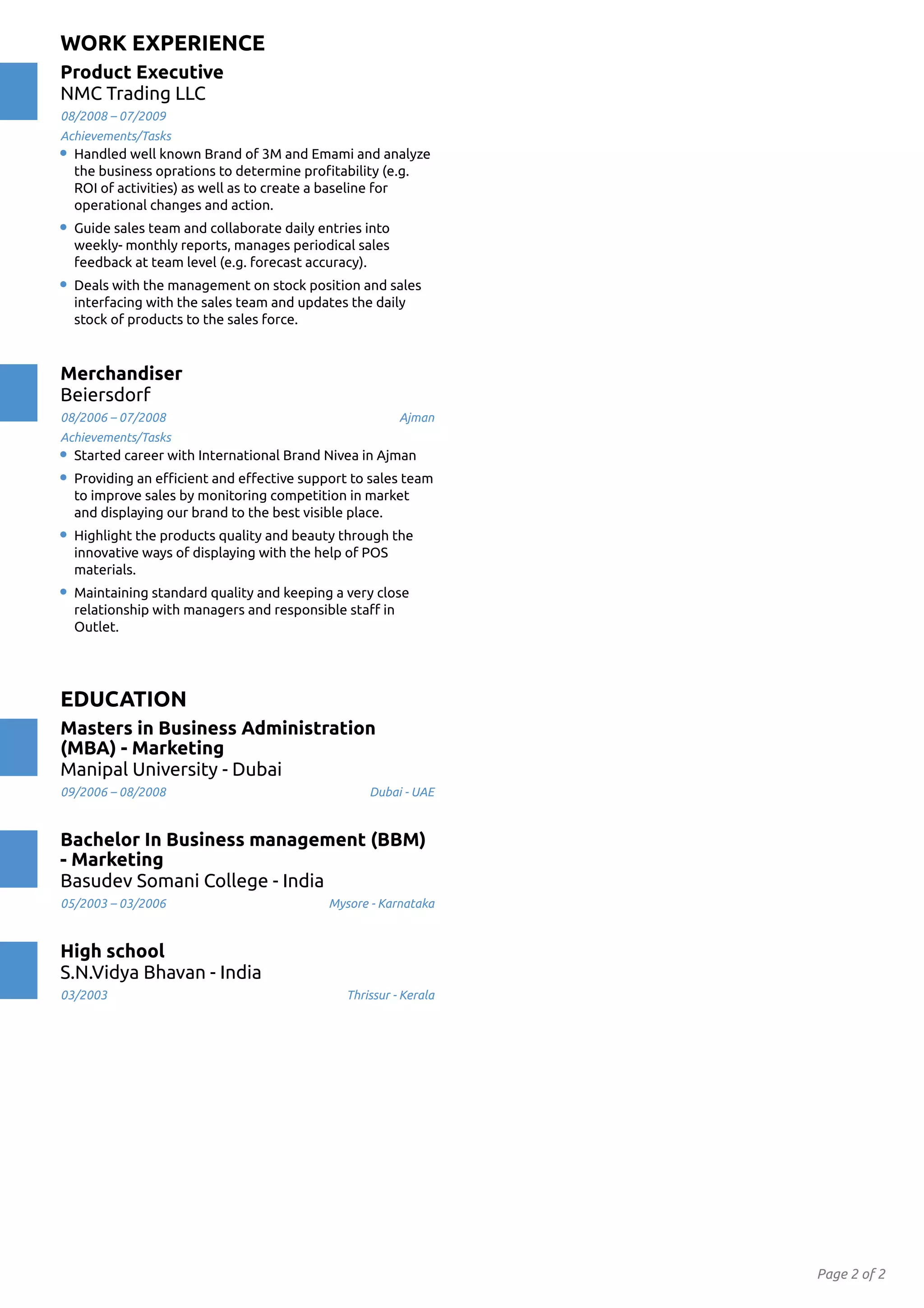 Sreejith's resume | PDF