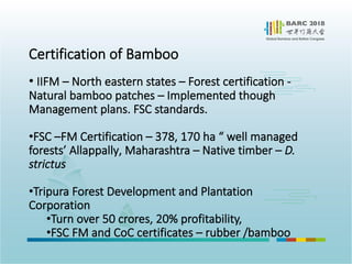 Sreekumar Vadakkethil Balakrishnan_Certification of Bamboo and Rattan ...