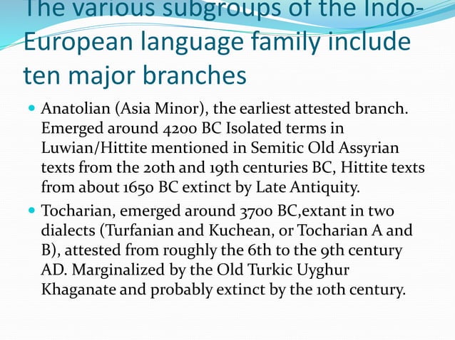 Indo-European family | PPTX