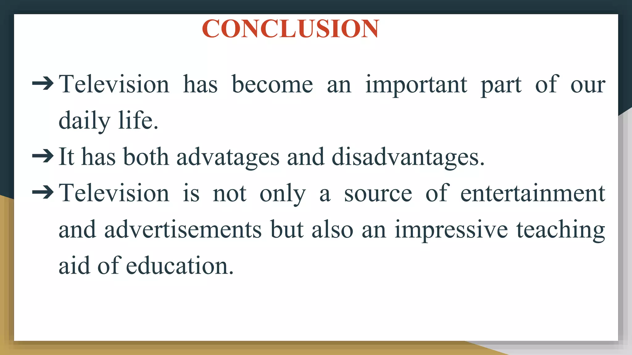 Mass media Television | PPTX