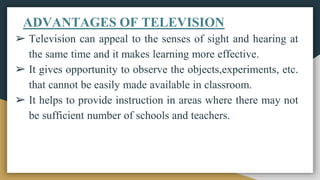 Mass media Television | PPTX