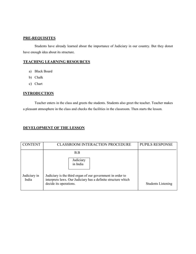 Sreelekshmi(lesson plan) | PDF