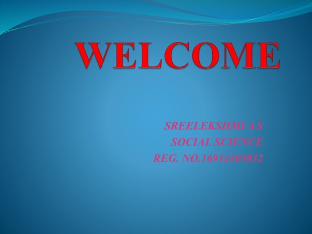 Sreelekshmi (presentation) | PPTX