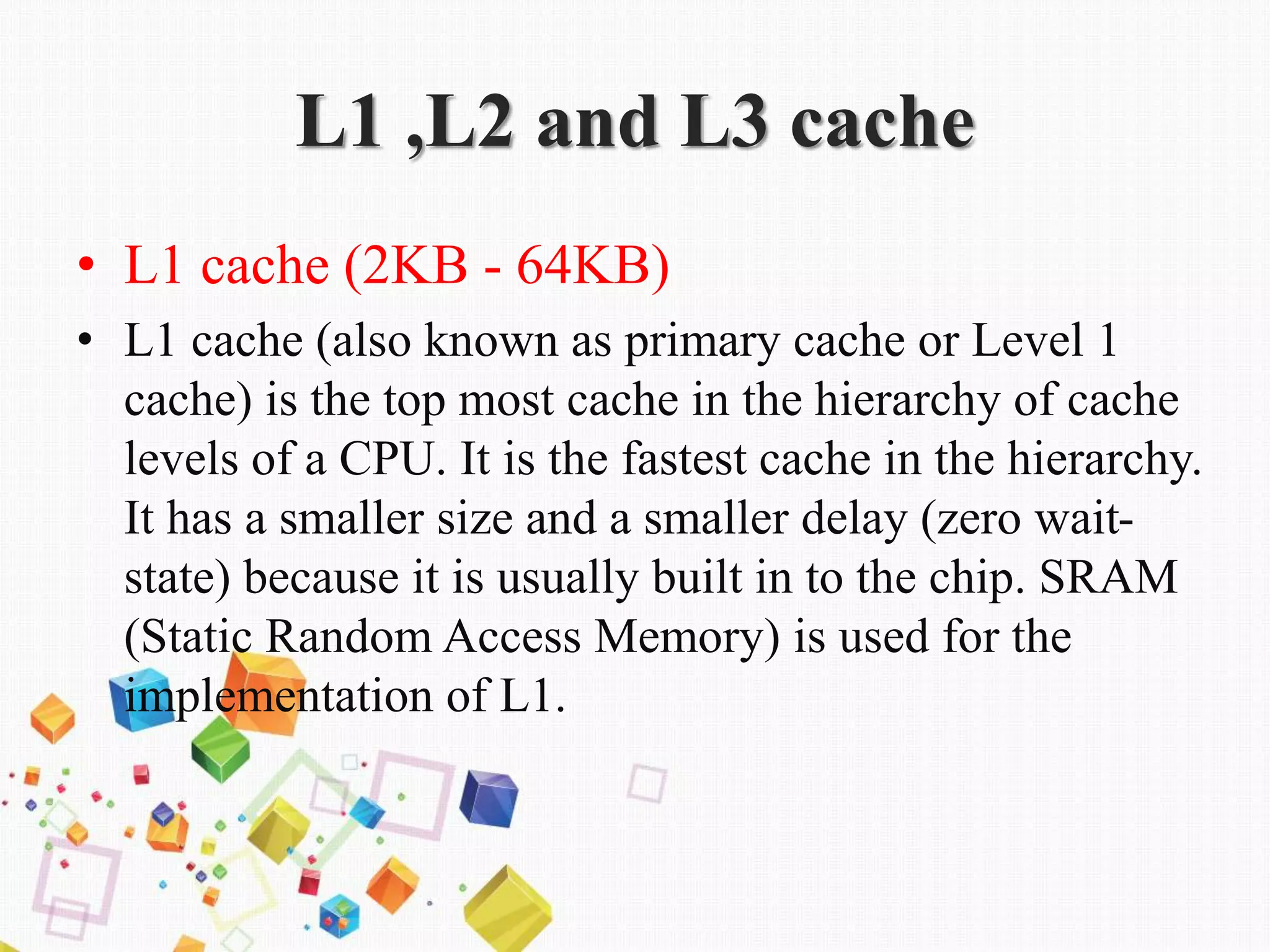 memory hierarchy | PPTX