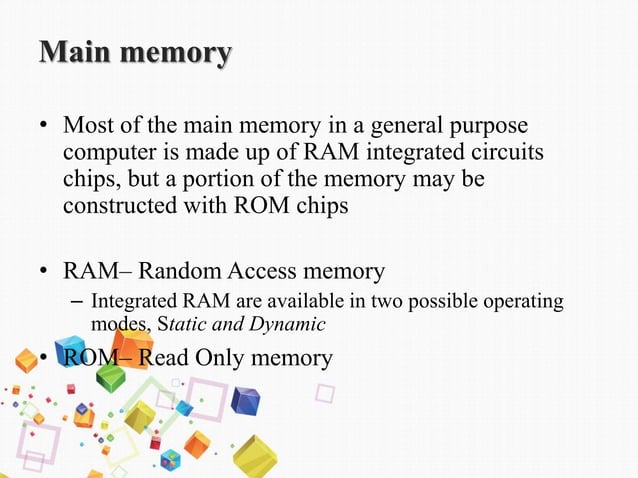memory hierarchy | PPTX