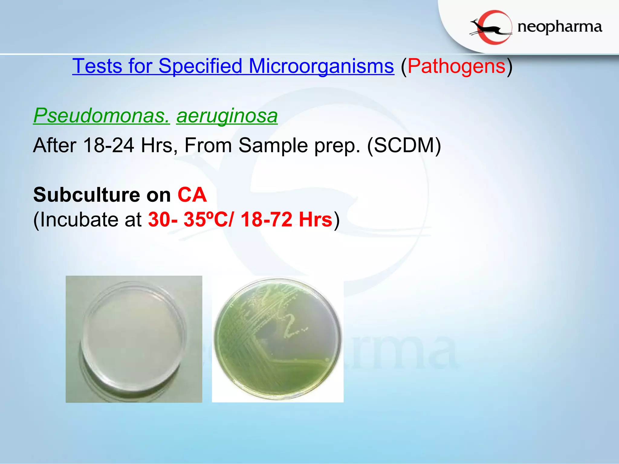 Microbial Limit Test- An Over view | PPT