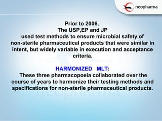 Microbial Limit Test- An Over view | PPT