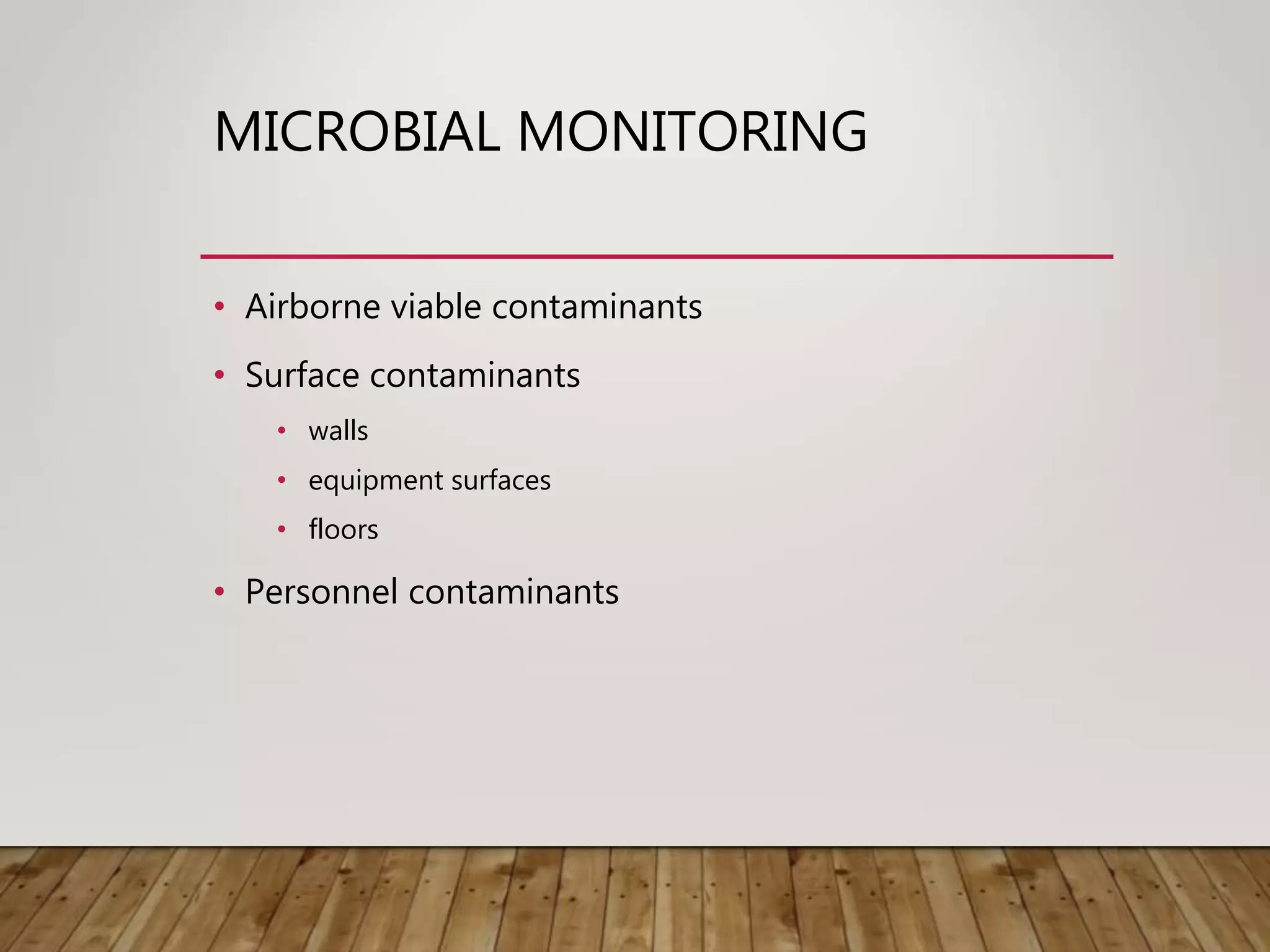 Control on Cleanroom Environmental Monitoring (Pharmaceutical) | PPT