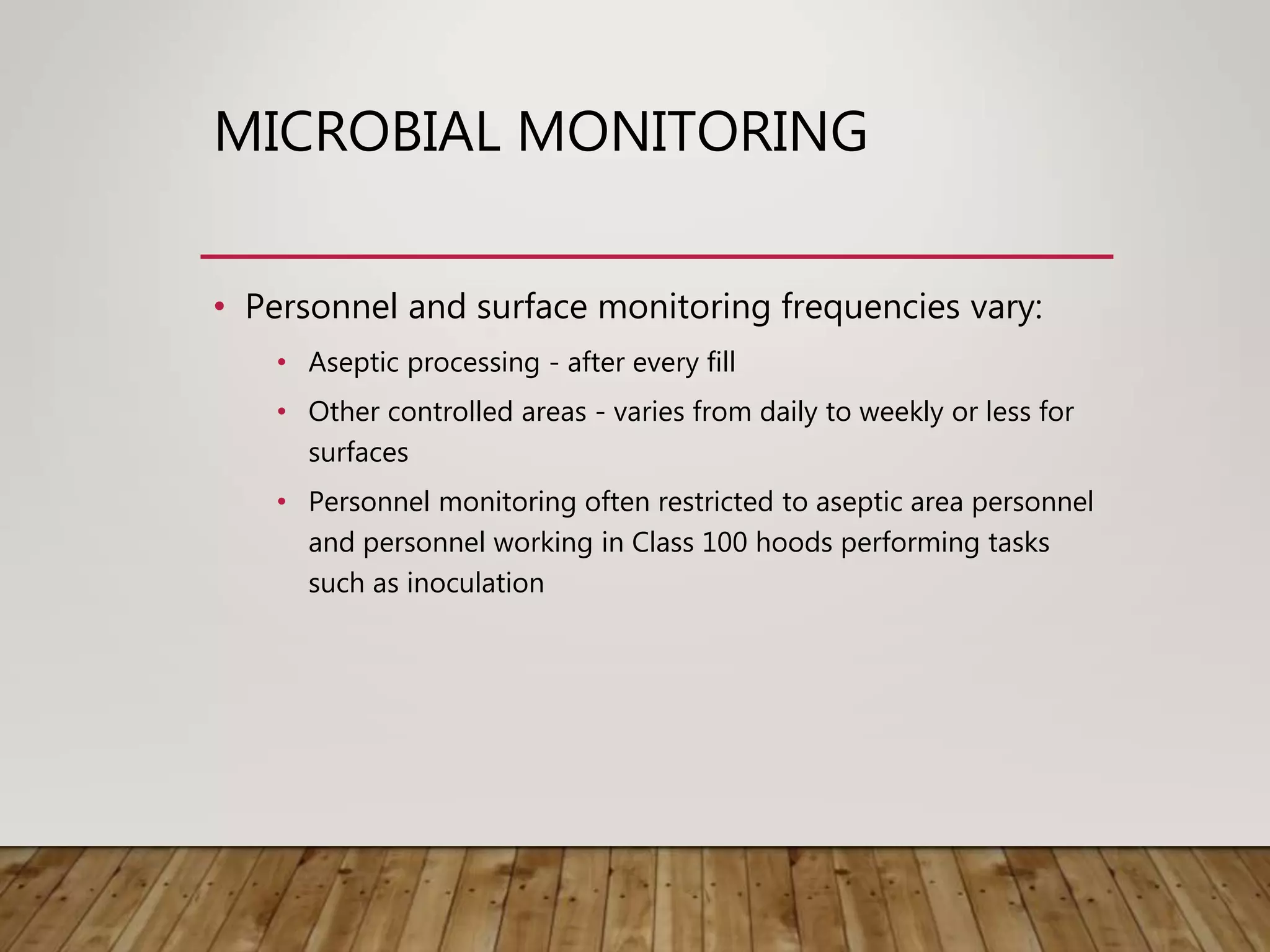 Control on Cleanroom Environmental Monitoring (Pharmaceutical) | PPT